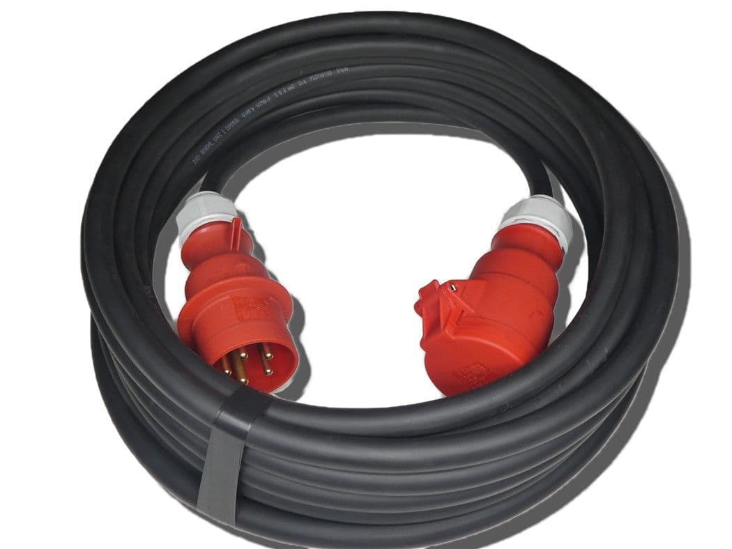 3 PHASE 5 PIN 32AMP 10 METRE EXTENSION LEAD - Total Hire Sales